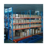 China Customized Depth Industrial 4 Tier Metal Warehouse Shelves for Durable Garage Storage for sale