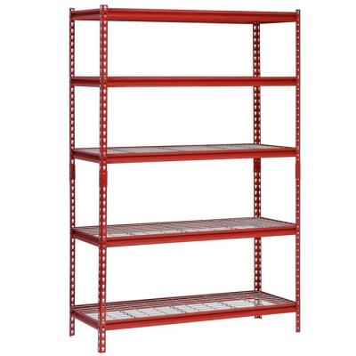 China Boltless Storage Shelf for Home Garage and Kitchen Shelves 50-200kg/level Loading Capacity for sale