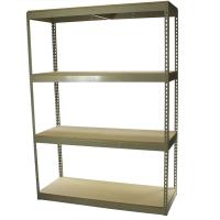 China Storage Blue Orange Boltless Slotted Office Rack 2 in 1Rak kukuh Rak Besi Bertingkat for sale