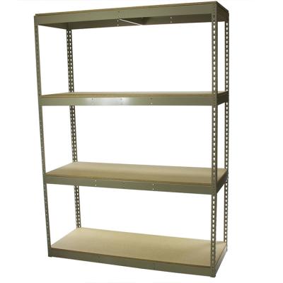 China Storage Blue Orange Boltless Slotted Office Rack 2 in 1Rak kukuh Rak Besi Bertingkat for sale