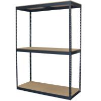 China Storage Blue Orange Boltless Slotted Office Rack 2 in 1Rak kukuh Rak Besi Bertingkat for sale