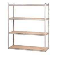 China Storage Blue Orange Boltless Slotted Office Rack 2 in 1Rak kukuh Rak Besi Bertingkat for sale