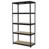 China Storage Blue Orange Boltless Slotted Office Rack 2 in 1Rak kukuh Rak Besi Bertingkat for sale