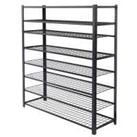 China Storage Blue Orange Boltless Slotted Office Rack 2 in 1Rak kukuh Rak Besi Bertingkat for sale