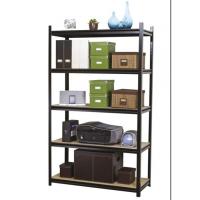 China Standing Type Grocery Department Store Shelf GB75 Steel Rack 5 Layers Rack 40x120x200 for sale