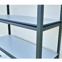 China Living Room Customized Color 5 Level Boltless Corner Metal Storage Rack for Warehouse for sale