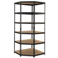 China Functional Design 5 Level Boltless Corner Metal Storage Rack for Warehouse Supply for sale