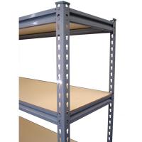 China Living Room Customized Color 5 Level Boltless Corner Metal Storage Rack for Warehouse for sale