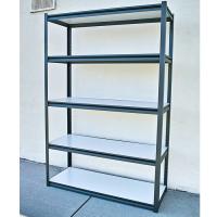 China Living Room Customized Color 5 Level Boltless Corner Metal Storage Rack for Warehouse for sale