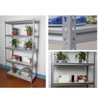 China Standing Type 5-layer Boltless Galvanized Steel Garage Storage Shelves with No. of Tiers for sale
