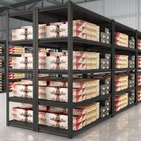 China Standing Type 5-layer Boltless Galvanized Steel Garage Storage Shelves with No. of Tiers for sale