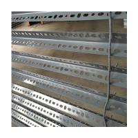 China 2-5 Layer High Tensile Shelf Angle Iron Bracket for Metal Shelf Slotted Angle Racks for sale