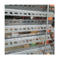 China 2-5 Layer High Tensile Shelf Angle Iron Bracket for Metal Shelf Slotted Angle Racks for sale