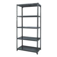China Industrial Steel Slotted Angle Iron Rack Shelving for Customized Color Requirements for sale
