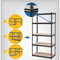 China Keep Your Warehouse Neat and Tidy with 5 Tier Boltless Metal Corner Rack Shelving for sale