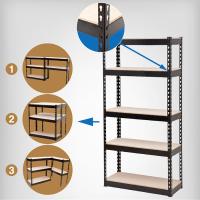 China Keep Your Warehouse Neat and Tidy with 5 Tier Boltless Metal Corner Rack Shelving for sale