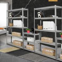 China Light Duty Boltless Rivet Shelving Rack with Customized Color and Corrosion Protection for sale