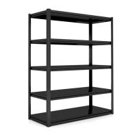 China Warehouse Storage Holders Racks 5-layer Metal Boltless Shelving with Adjustable Tiers for sale