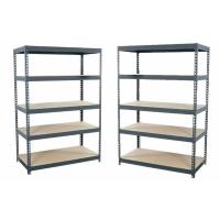 China Layer 5 Tier Heavy Duty Adjustable Metal Shelving Unit Galvanized Folding Rack Storage for sale