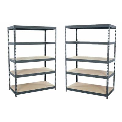 China Layer 5 Tier Heavy Duty Adjustable Metal Shelving Unit Galvanized Folding Rack Storage for sale