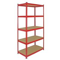 China Sturdy 5 Tier Adjustable Metal Shelving Unit for Sustainable Storage and Organization for sale