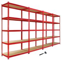 China Sturdy 5 Tier Adjustable Metal Shelving Unit for Sustainable Storage and Organization for sale