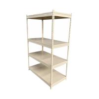 China Home 5 Layers 800lbs Black Warehouse 200kg Boltless Garage Storage Racking Z Beam Boltless Shelves for sale