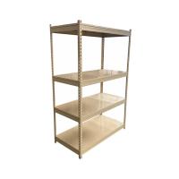 China Home 5 Layers 800lbs Black Warehouse 200kg Boltless Garage Storage Racking Z Beam Boltless Shelves for sale
