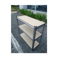 China Multifunctional Heavy Duty Boltless Adjustable Metal Frame Garage Shelving 5 Layer Storage Shelf Rack for sale
