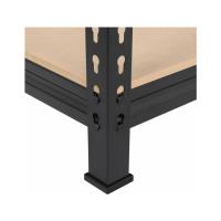 China Corrosion Protection Powder Coated 5 Tiers Adjustable Boltless Metal Storage Shelving for sale
