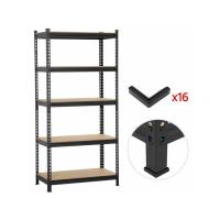 China Corrosion Protection Powder Coated 5 Tiers Adjustable Boltless Metal Storage Shelving for sale