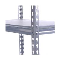 China 5 Tiers Powder Coating Boltless Adjustable Metal Steel Warehouse Storage Shelving Unit for sale