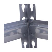 China 5 Layer Boltless Steel Decking Rivet Shelf for Home Furniture Organization and Storage for sale