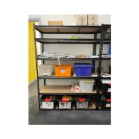 China 2-5 Layer Heavy Duty Garage Metal Shelving in Dubai Customized Color for Commercial for sale
