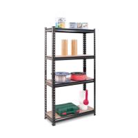 China Storage 4 Tier Boltless Storage Shelf Medium Duty Iron Rack Beauty Supply Stainless Steel Craft for sale