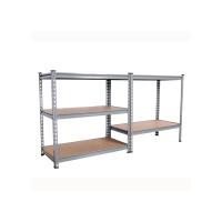 China Storage 4 Tier Boltless Storage Shelf Medium Duty Iron Rack Beauty Supply Stainless Steel Craft for sale