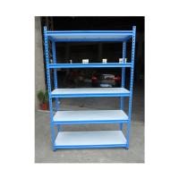 China Industrial Garage 5 Tier Boltless Adjustable Metal Storage Shelving in Steel Material for sale