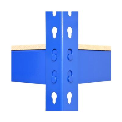 China Heavy Duty Garage Storage Adjustable Boltless Corner Shelves with Loading Capacity for sale