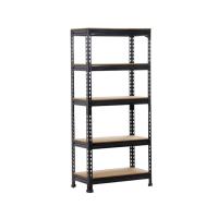 China Storage Industrial Black Metal Boltless Shelving for Heavy Duty Warehouse Organization for sale