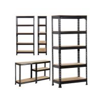 China Light Duty Boltless Rivet Racks for Customized Size Bolt Free MDF Shelving 2-5 Layer for sale