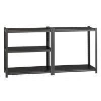 China Customizable Powder Coated Steel 5 Tier Industrial Light Duty Boltless Rivet Shelving for sale