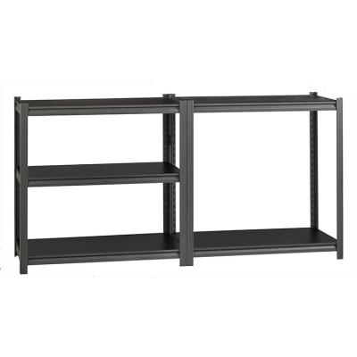 China Customizable Powder Coated Steel 5 Tier Industrial Light Duty Boltless Rivet Shelving for sale