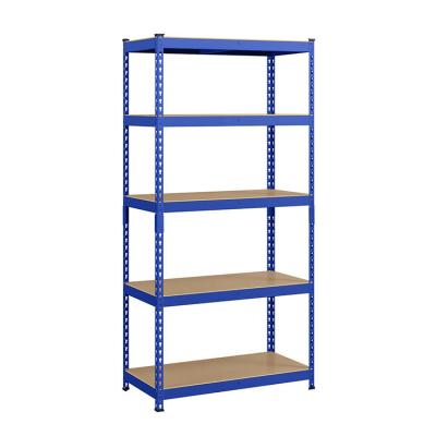 China 5-layer Industrial Metal Steel Shelf for Heavy Duty Warehouse Storage Holders Racks for sale