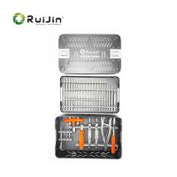 China Stainless Steel Surgical Proximal Femoral Intramedullary PFNA Nail Instrument Set with 50 Components and Blade Screws for sale