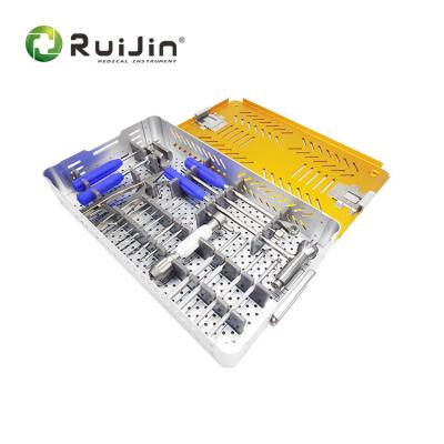China Medical Stainless Steel Elastic Intramedullary Nail Instrument Set with 18 Components and Φ2.7-4.5mm Drill Bits for sale
