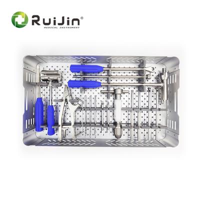 China Stainless Steel Elastic Intramedullary Nail Instrument Set - 18-Piece Surgical Kit with Φ2.7-4.5mm Drill Bits for sale