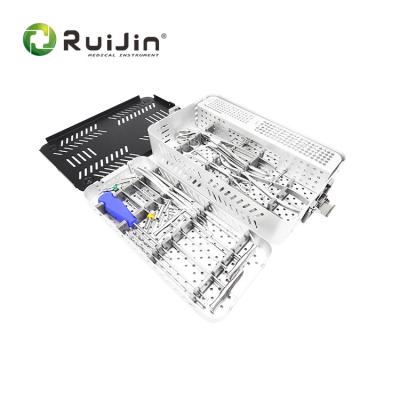 China Lower Extremity Standard Orthopedic Implants Instrument Set with 22 Pieces for Endoscopic Spine Surgery for sale
