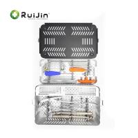China Thoracolumbar Spine Surgery Instrument Set 26pcs Orthopedic Aluminium Medical Kit for sale