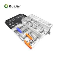China Thoracolumbar Spine Surgery Instrument Set 26pcs Orthopedic Aluminium Medical Kit for sale