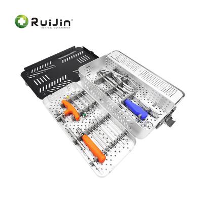 China Medical Basic Instrument Set for 7.3mm Cannulated Screw Upper Limb Surgery 22pcs for sale